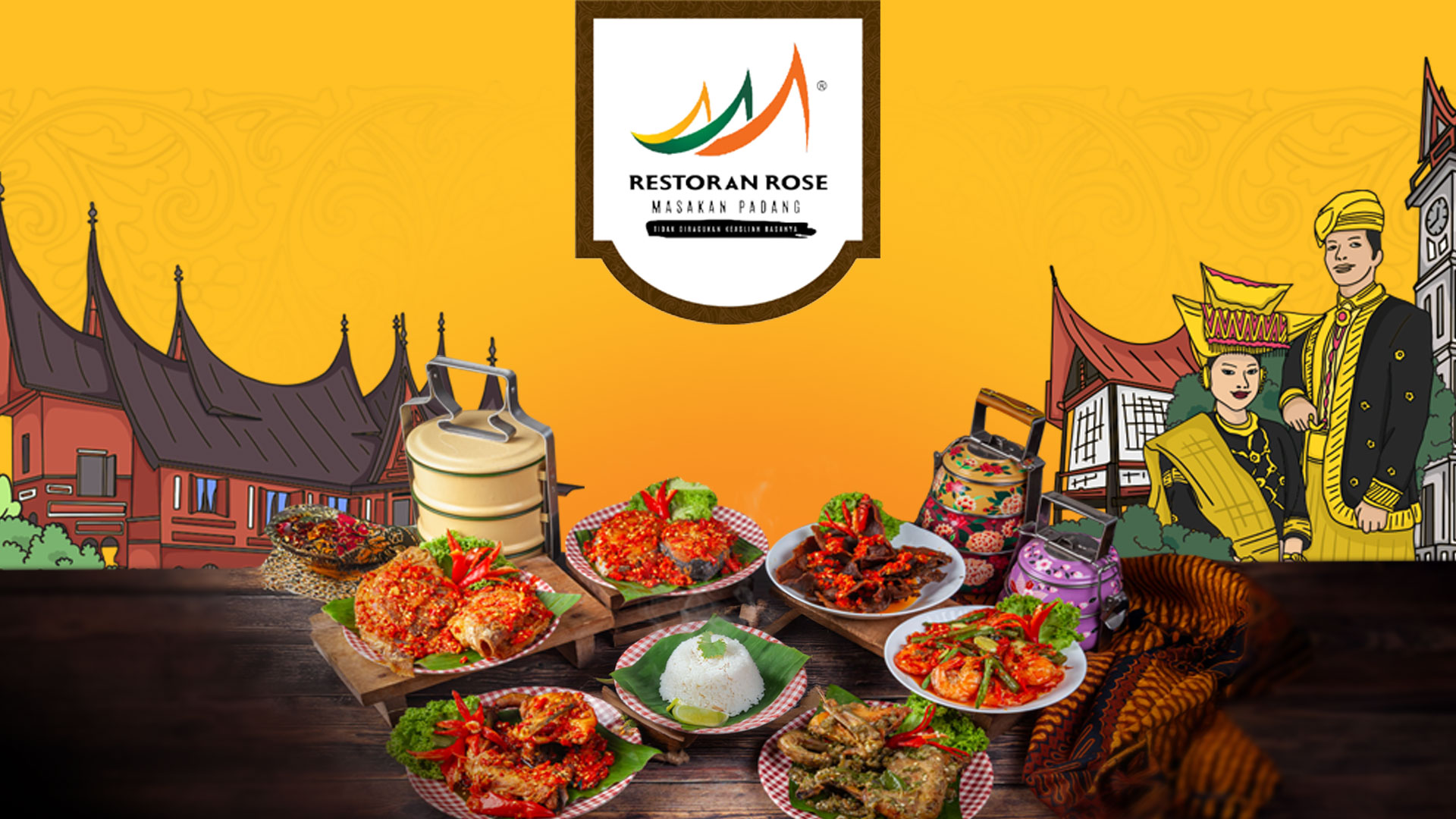 Restoran Rose - Masakan Padang & Minang Kampung Baru, Kuala Lumpur